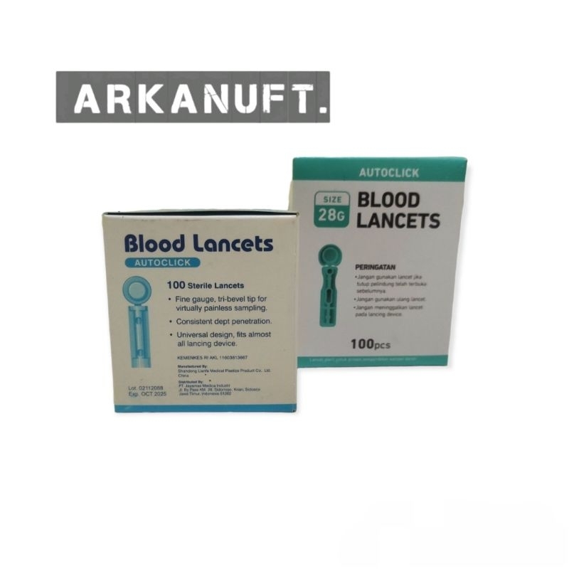 Jual Blood Lancet Jarum Ambil Darah isi 100 Onemed | Shopee Indonesia