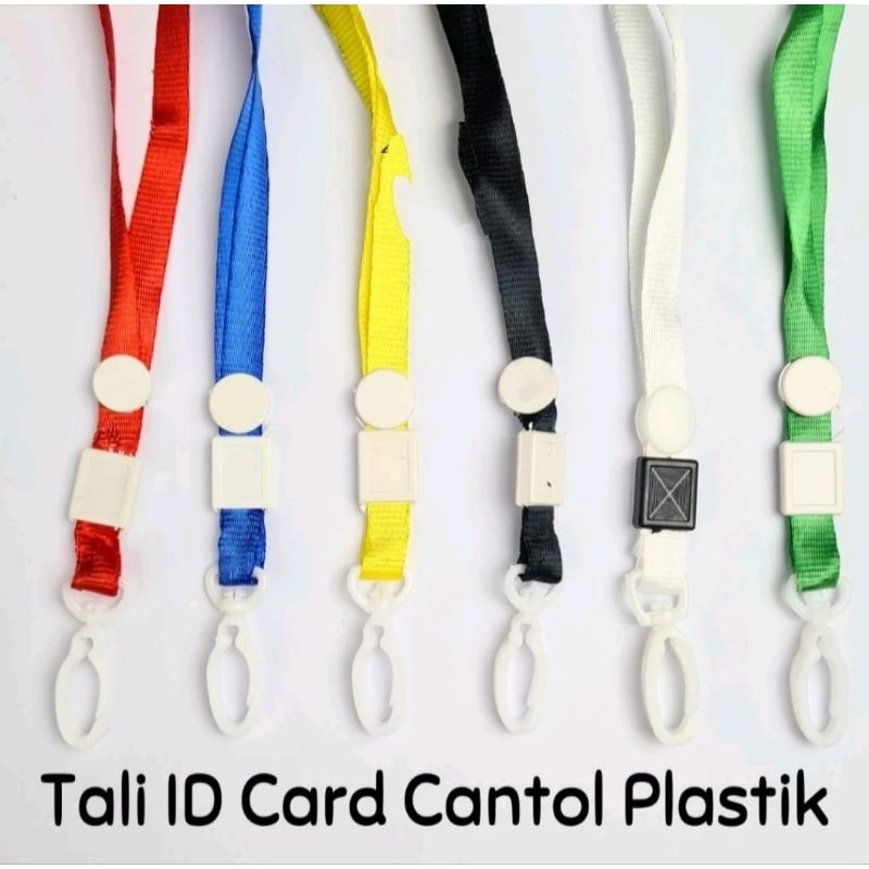 Jual Tali ID CARD Tali Name Tag Lebar 1 cm | Shopee Indonesia