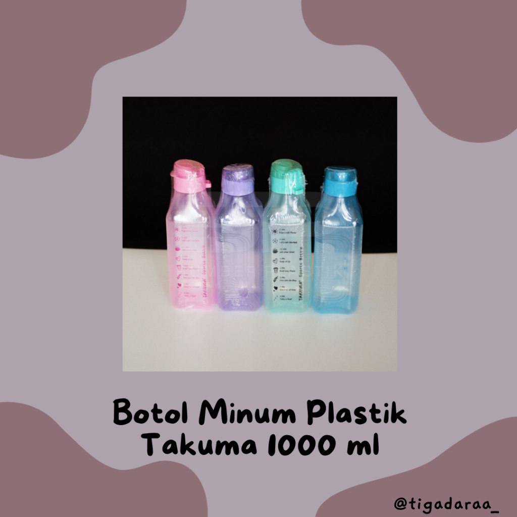 Jual Botol Minum Plastik Takuma 1000 ml | Shopee Indonesia