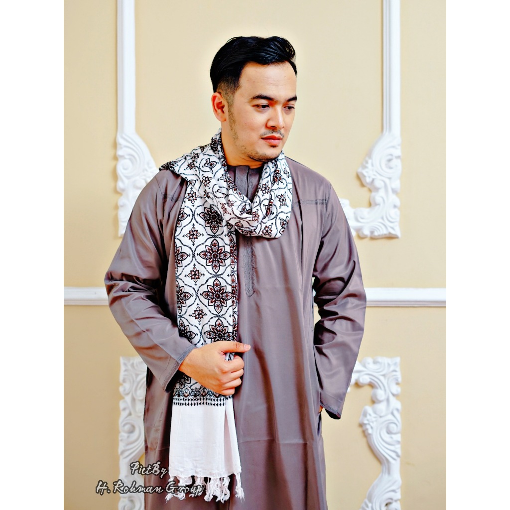 Jual Sorban pria dewasa rida motif ethnik terbaru sorban santri bisa ...