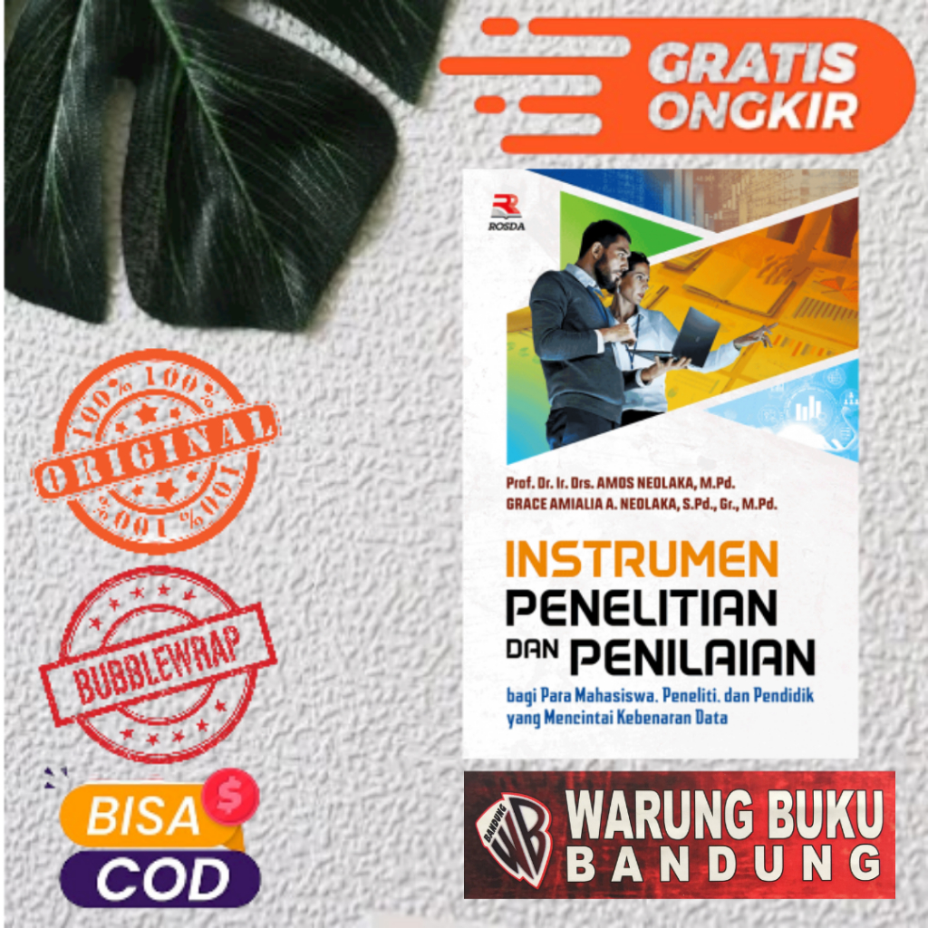 Jual Buku Instrumen Penelitian dan Penilaian - Amos Neolaka | Shopee Indonesia