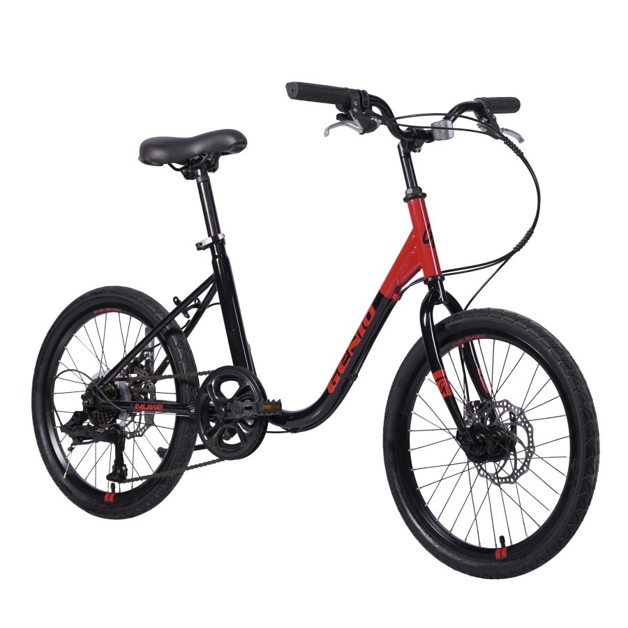 Jual Sepeda minion 20 inch genio rem cakram discbrake 7 speed dewasa ...