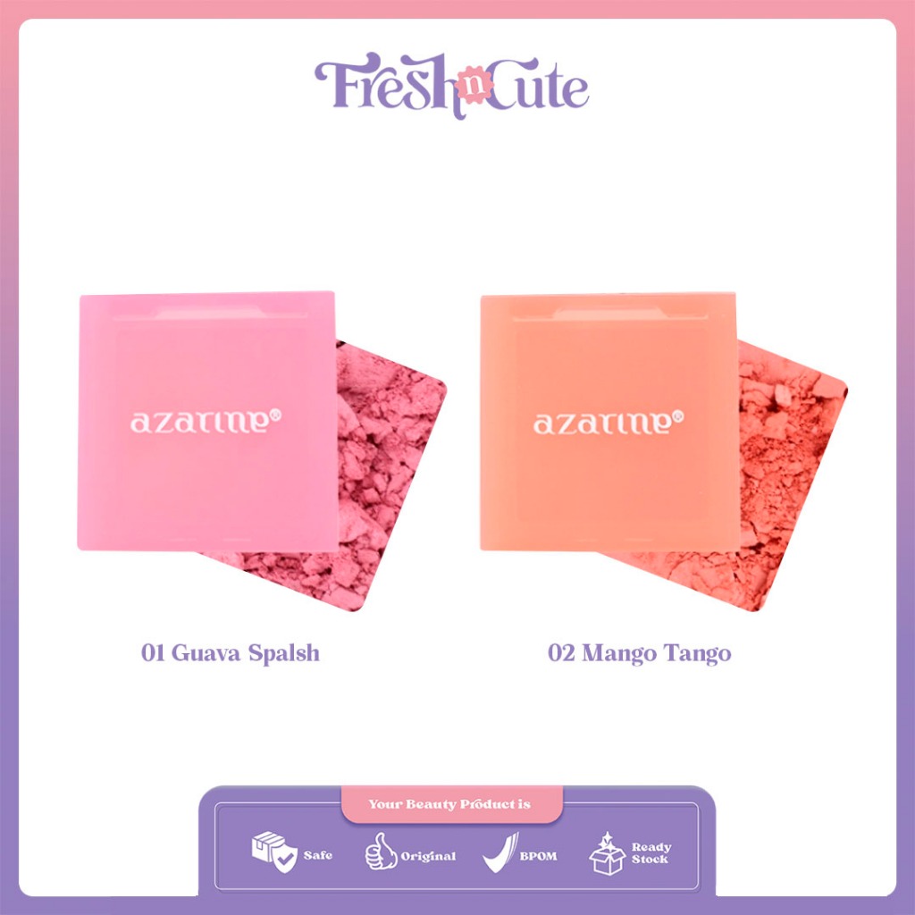 Jual AZARINE - Chic To Cheek Blush | Shopee Indonesia