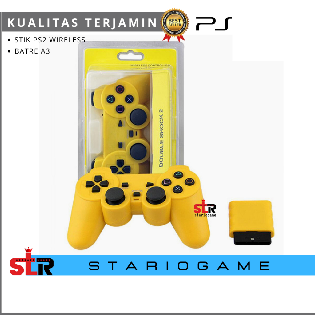 Jual Stik ps2 wireless warna Stik ps2 tanpa kabel stick ps2 berkualitas ...
