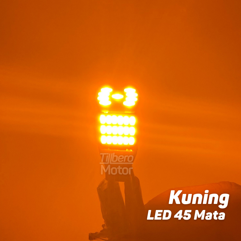 Jual Sepasang Lampu Sen Dajjal Motor 45 LED Sein Senja T10 Super Terang | Shopee Indonesia