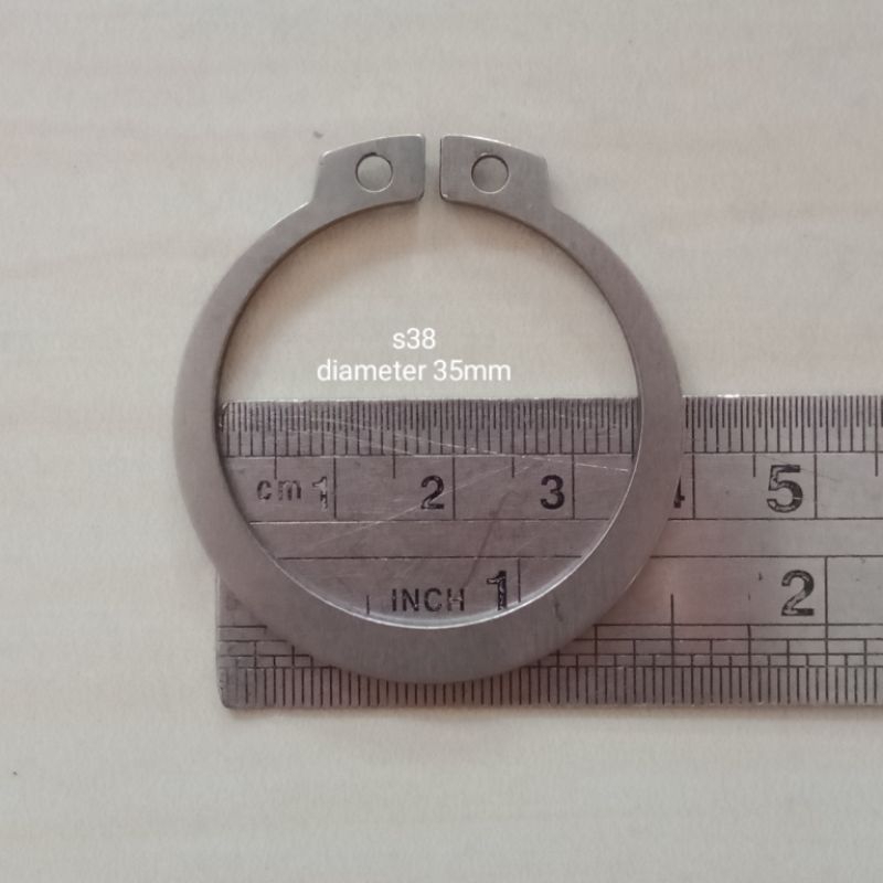 Jual snap ring type S / external circlip stainless (perbiji) | Shopee Indonesia