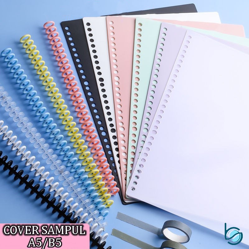 Jual Cover Sampul Loose Leaf Bahan Mika Tebal Untuk Binder Ukuran A5/B5 ...