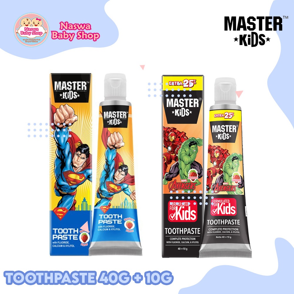 Jual Master Kids Toothpaste Pasta Gigi Anak 40g + 10g | Shopee Indonesia