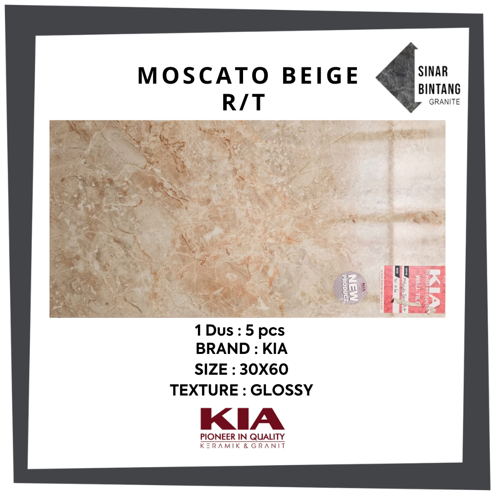 Jual Keramik Dinding | Keramik Cutting 30X60 Moscato Beige KIA | Shopee ...