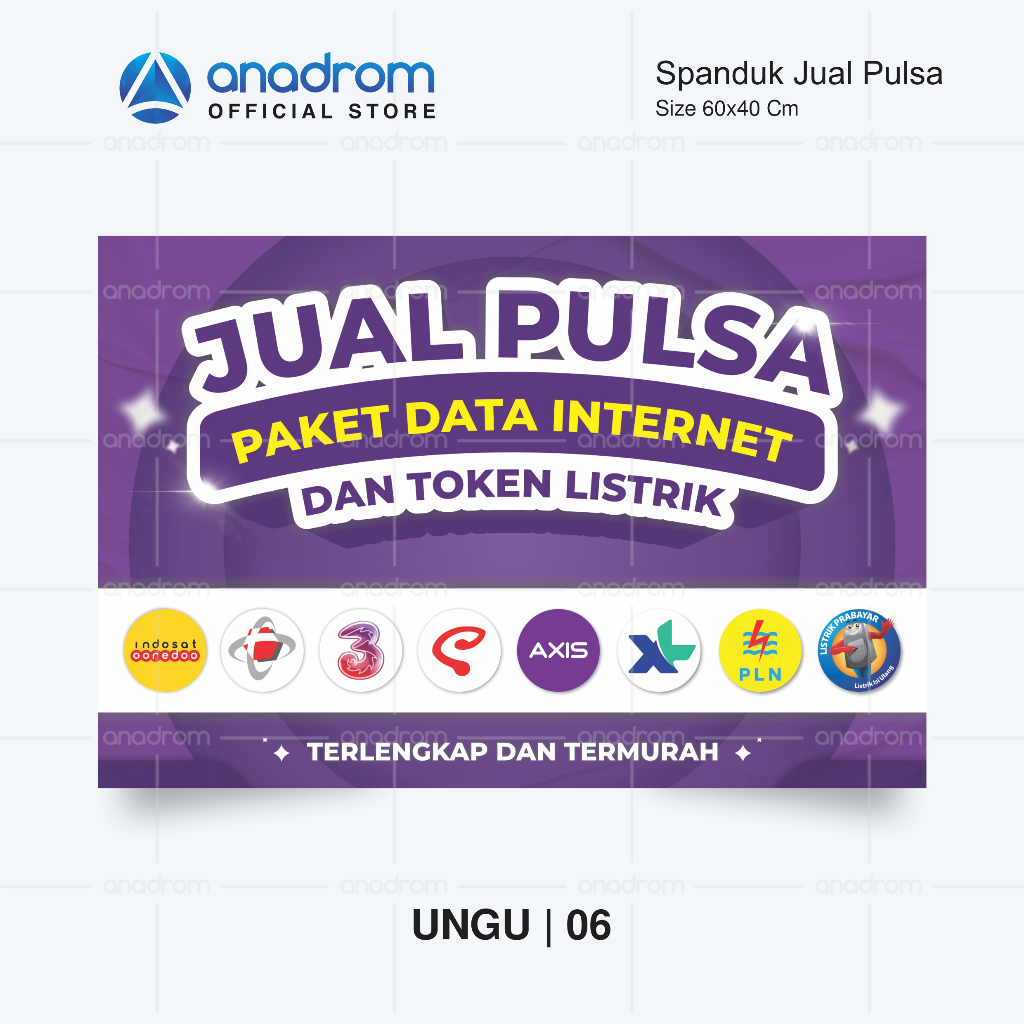 Jual Spanduk Konter Jual Pulsa & Paket Data | Banner Konter Jual Pulsa ...