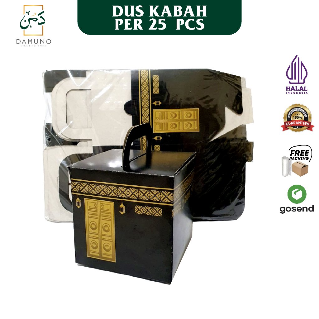 Jual kardus box kabah oleh oleh haji dan umroh paket per 25 pcs ...