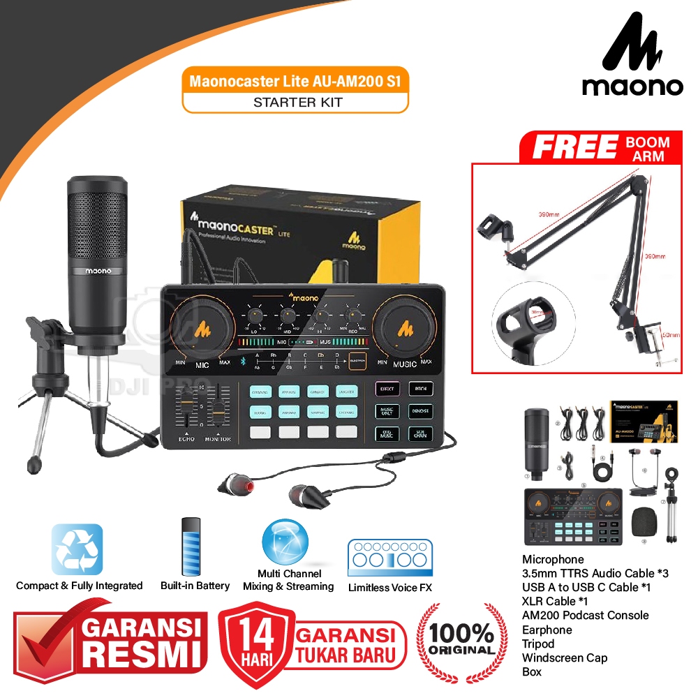 Jual Mic Maono Maonocaster Lite AU-AM200 S1 Starter Kit Microphone ...