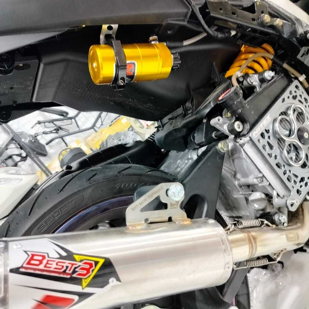 Jual Shock Plus Breket monoshock AEROX 155 new bracket monoshock ...