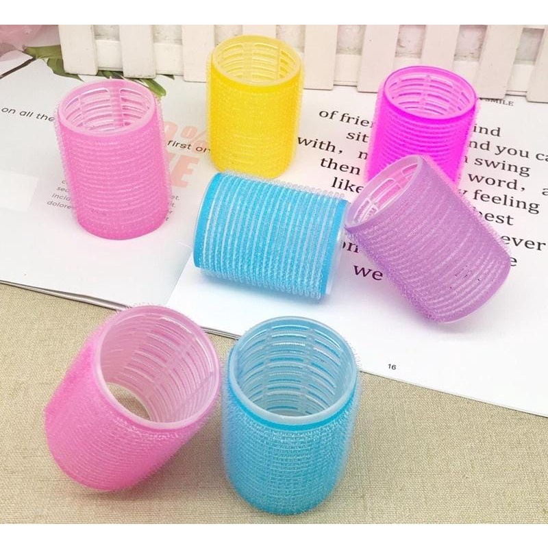 Jual [ ISI 6 Pcs ] Medan Cod Murah Roll Rambut Poni Model Tempel Roll ...