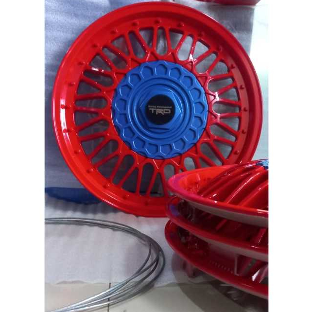 Jual ISOKA - Wheeldop Dop Roda Mobil Ring 13 Dan 14 Inch Tipe CL - Biru ...