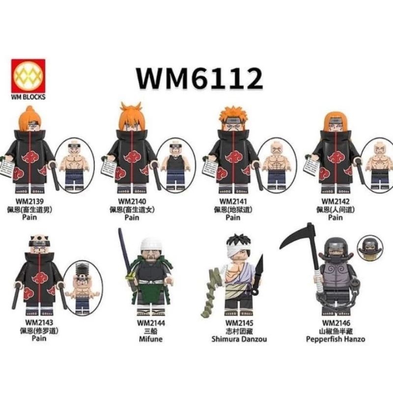 Jual mainan naruto akatsuki pain mifune hanzo danzou WM6112 | Shopee ...