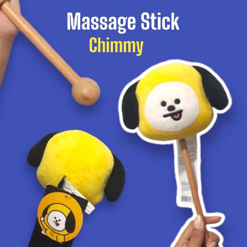 Jual Ready! OFFICIAL BT21 X LINE FRIENDS MASSAGE STICK CHIMMY DOLL ALAT PIJAT PUKUL | Shopee ...