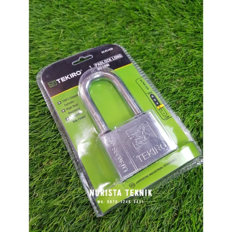 Jual TEKIRO GEMBOK/ PAD LOCK LEHER PANJANG 60 MM | Shopee Indonesia