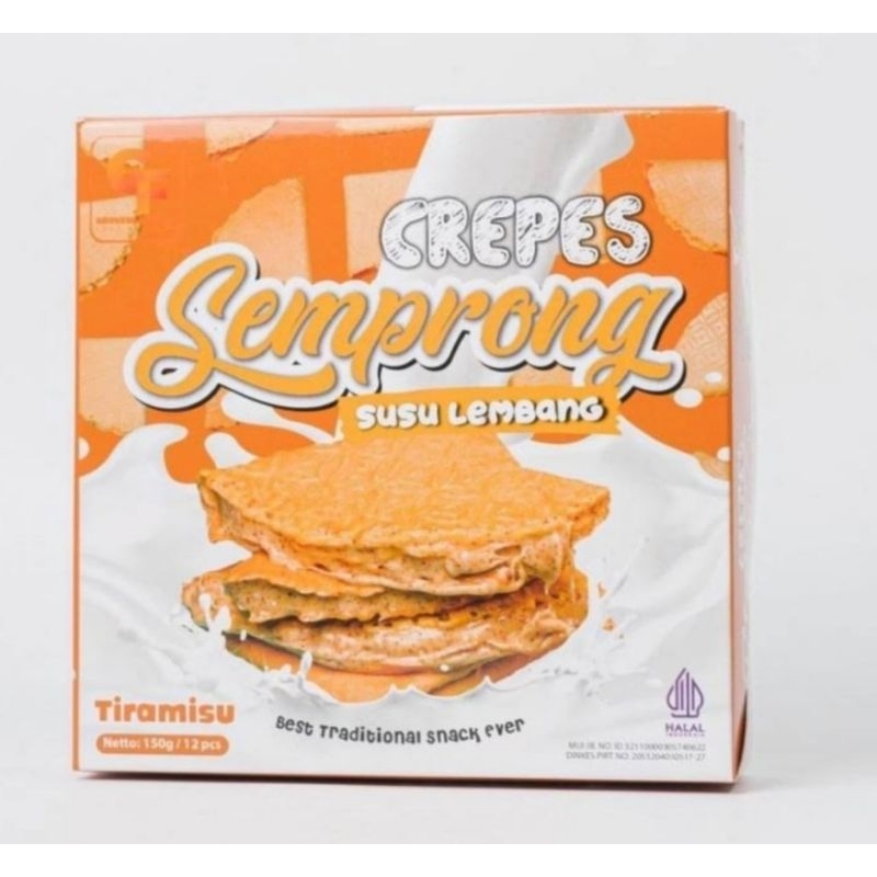 Jual CREPES SEMPRONG SUSU LEMBANG rasa Tiramisu | Shopee Indonesia
