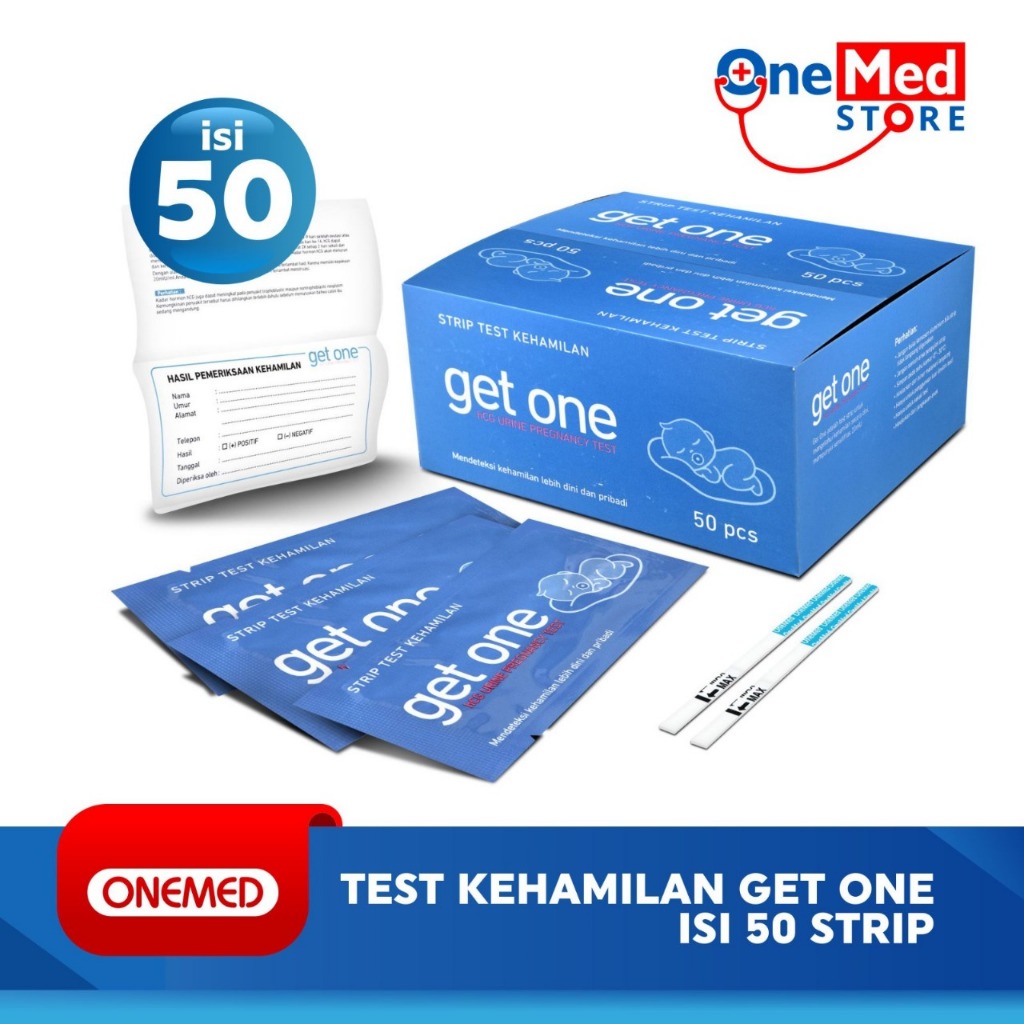 Jual Tes Hamil Get One Test Onemed Box Isi 50 Pcs BN | Shopee Indonesia
