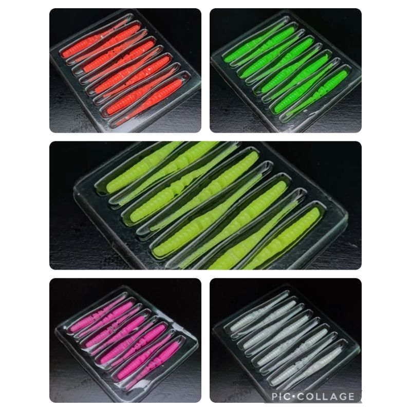 Jual Soft Lure Ajing Premium Split Tail GID Lure Baby GT Ajing Game ...