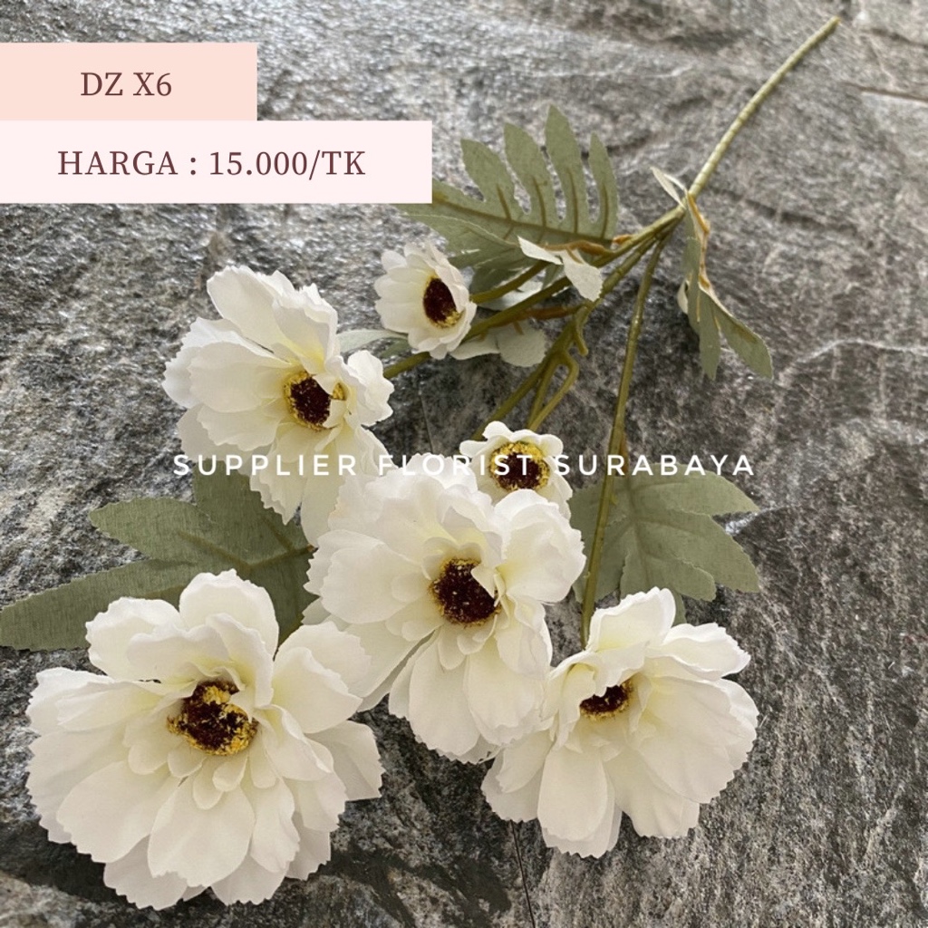 Jual [DZ X6] BUNGA PALSU ARTIFICIAL FLOWER ZINIA ZINNIA BUNGA HIAS ...