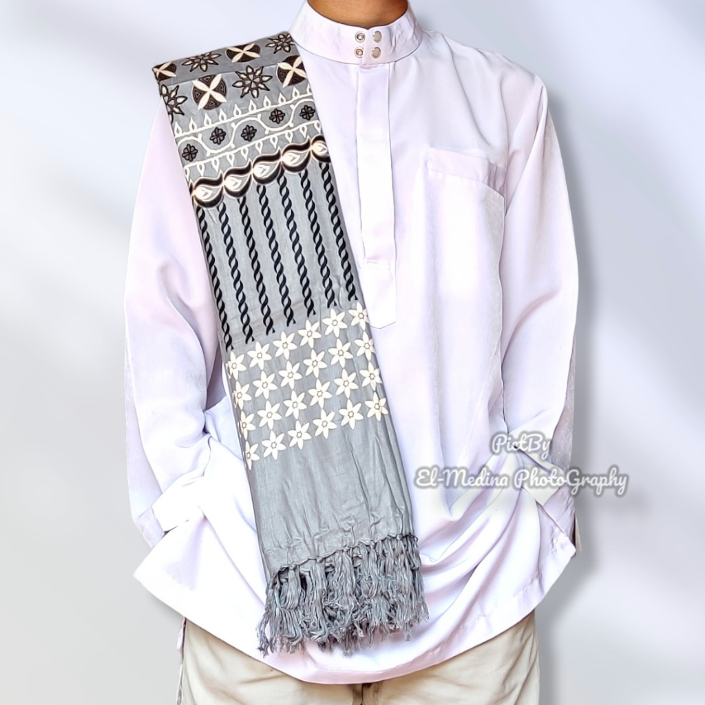 Jual Sorban Khasmiri Terompa Nabi / Sorban Habaib / Aridha Motif Logo ...