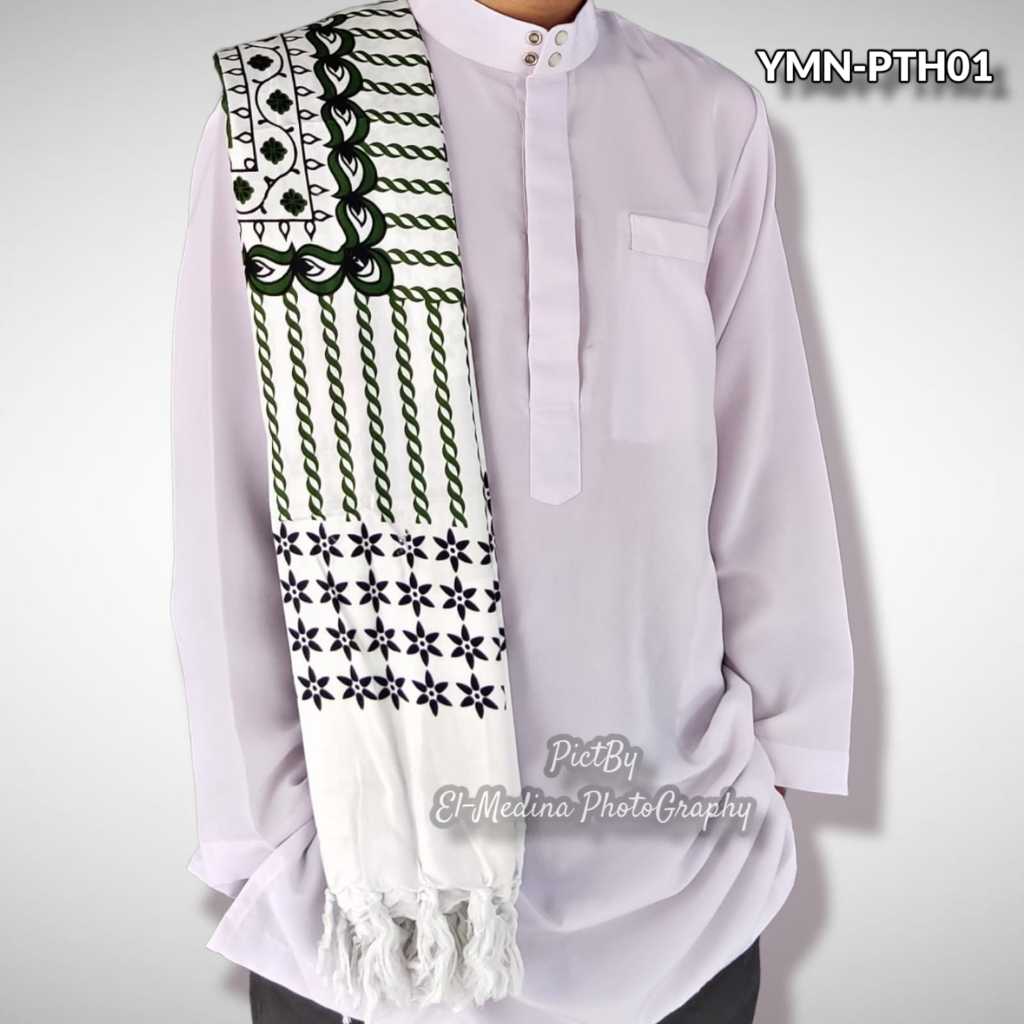 Jual Sorban Khasmiri Terompa Nabi / Sorban Habaib / Aridha Motif Logo ...
