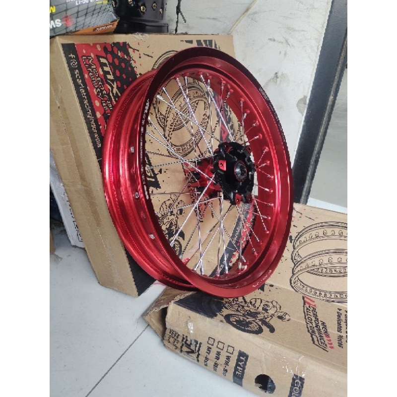 Jual Velg Set CRF 150L Velg pelek lingkar jari jari Tromol tanpa Ban ...