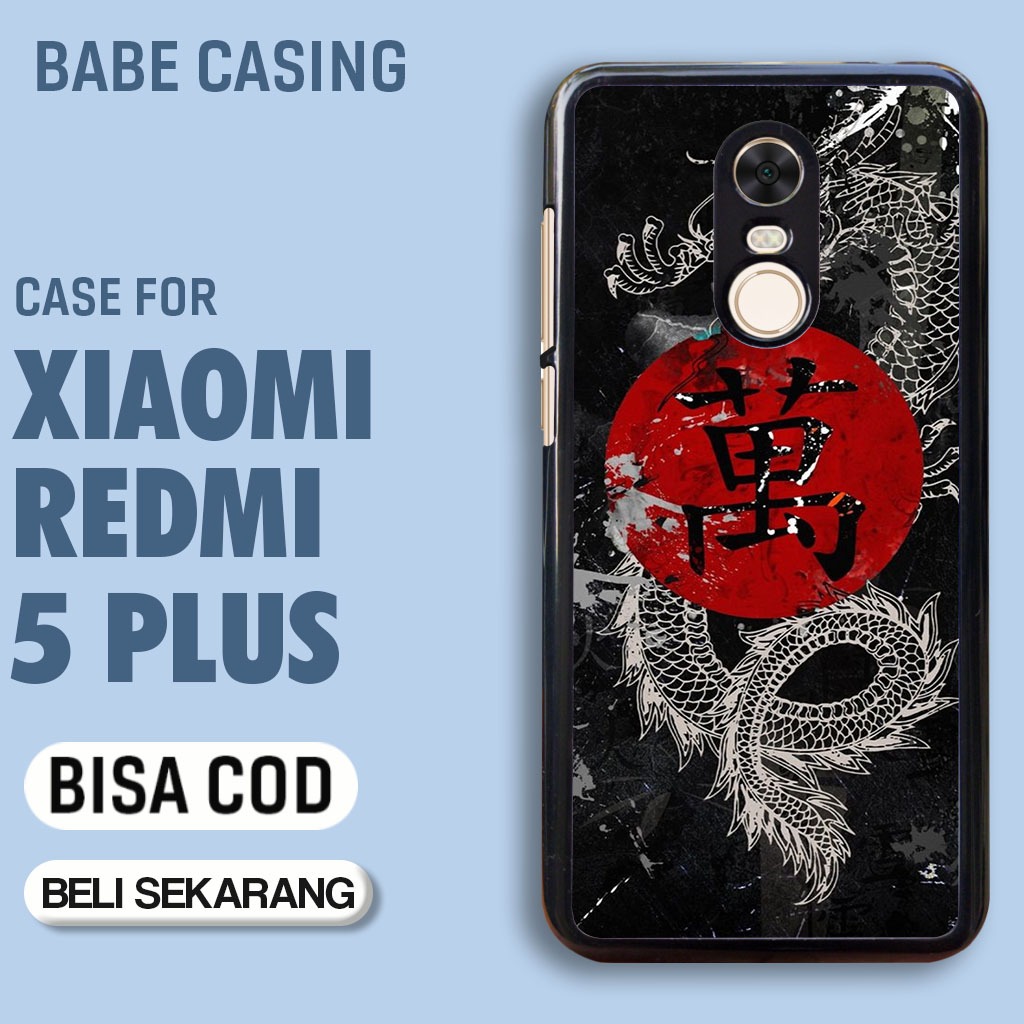 Jual case hp xiaomi redmi 5 plus terbaru gambar aesthetic dragon naga ...