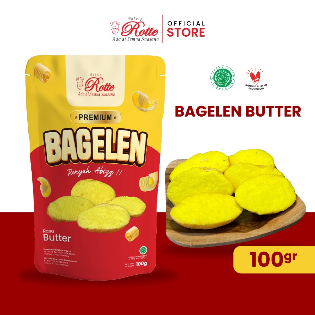 Jual Roti Kering Bagelen Rotte Bakery Pekanbaru Rasa Butter Premium ...