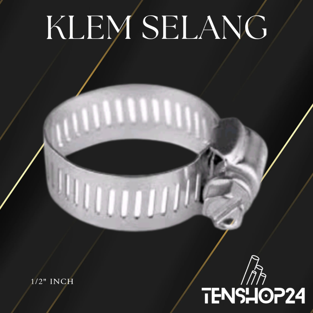Jual Klem Selang 1/2" Inch Hose Clamp | Shopee Indonesia