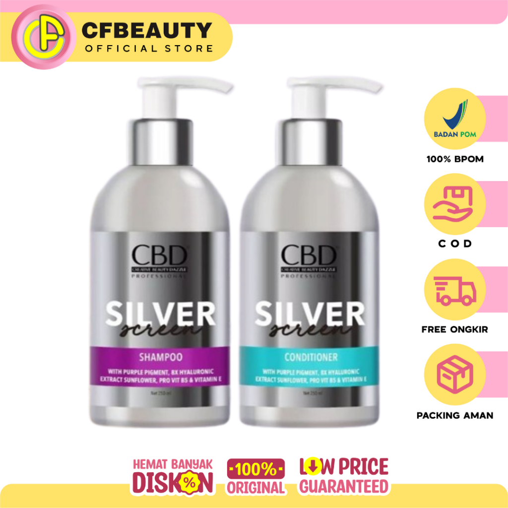 Jual CBD Professional Silver Screen Conditioner / Shampoo 250ml ...