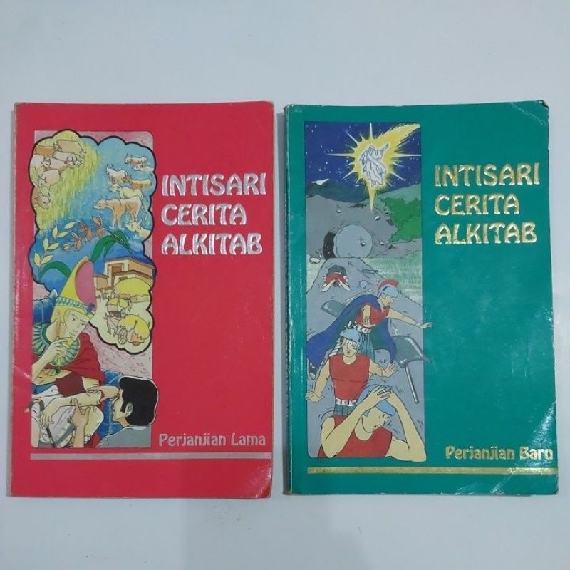 Jual Intisari Cerita Alkitab Perjanjian Lama dan Baru lengkap 2 buku ...