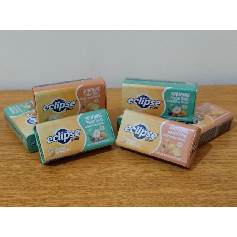 Jual Permen Candy New Eclipse Plus Soothing Herbal Mints Sugarfree ...