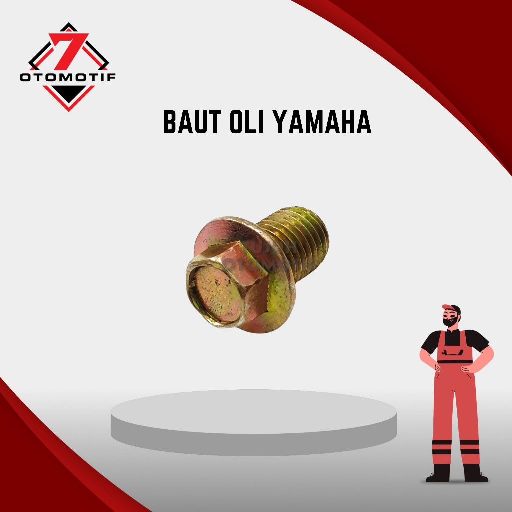 Jual Baut Tap Oli Yamaha Mio Nmax Aerox Jupiter Vega M12x1.5 Kunci 12 ...