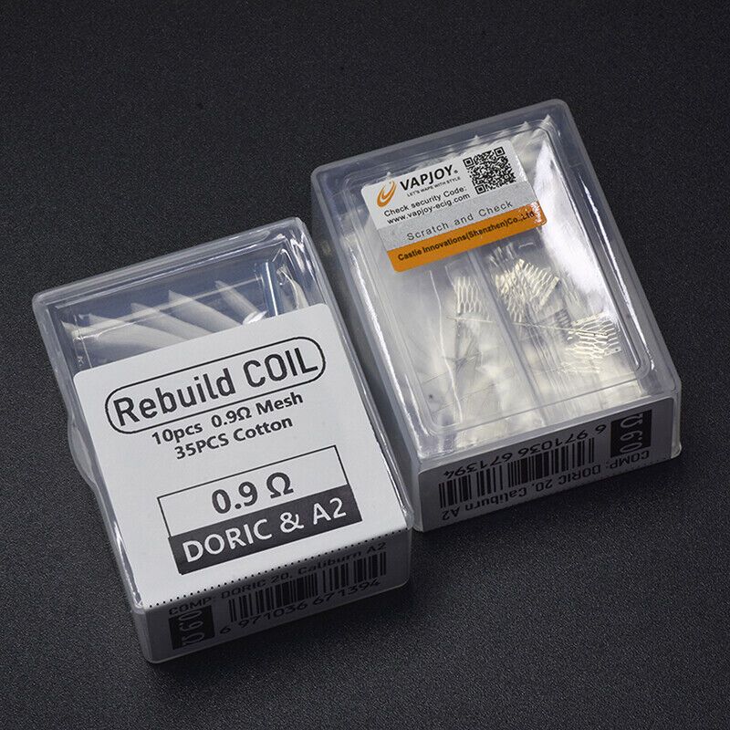 Jual Vapjoy Rebuild COIL DORIC & A2 0.9 Ω | Shopee Indonesia