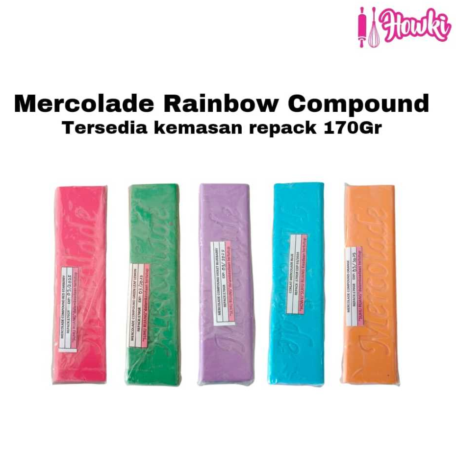 Jual MERCOLADE RAINBOW 170GR KEMASAN REPACK/COKLAT WARNA WARNI 170GR ...