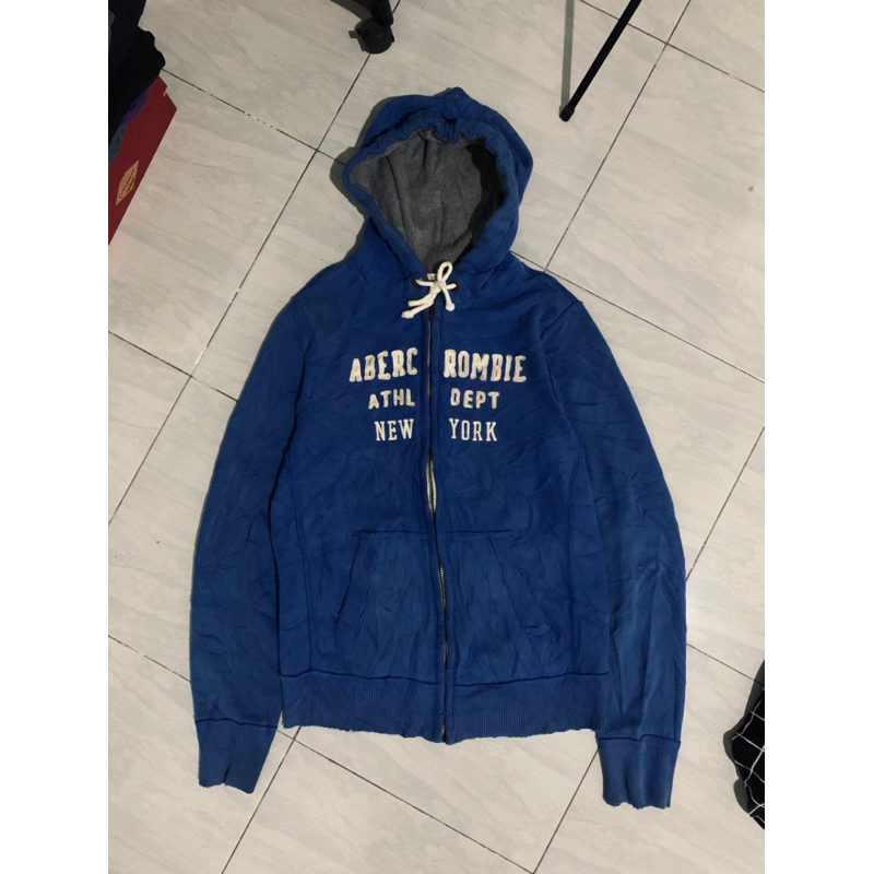 Jual Zipper Hoodie Abercrombie & Fitch ( Modelan STM ) | Shopee Indonesia