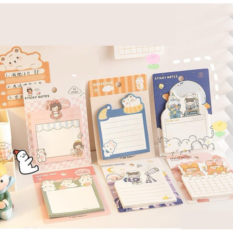 Jual Sticky Notes Memo Catatan Karakter Lucu | Shopee Indonesia
