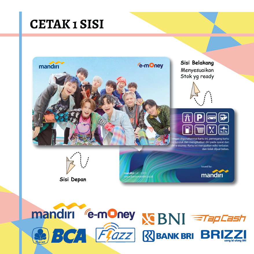 Jual KARTU EMONEY KPOP TREASURE HELLO YG KOREA MANDIRI FLAZZ BCA GEN 2 ...