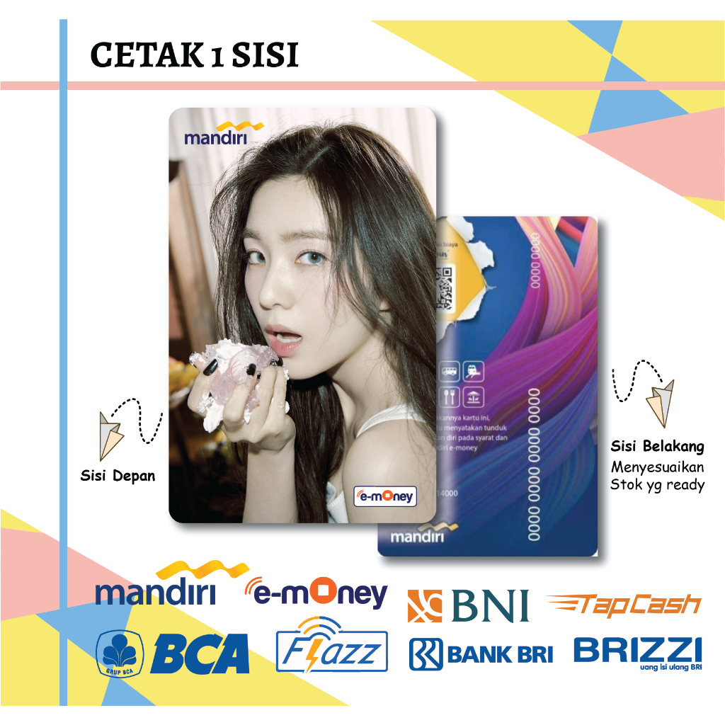 Jual KARTU EMONEY KPOP RED VELVET IRENE BIRTHDAY MANDIRI FLAZZ BCA GEN ...