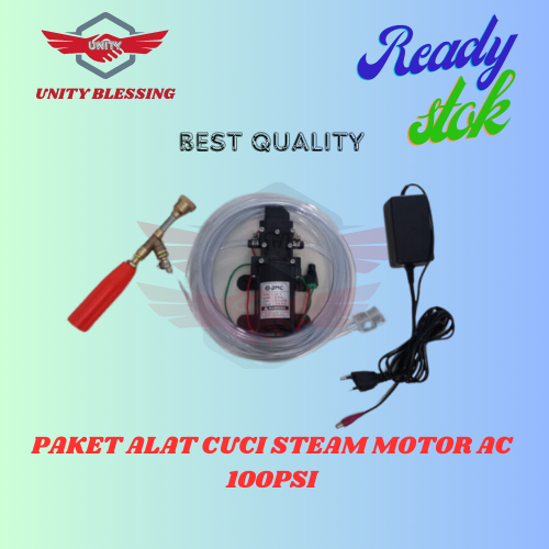 Jual Alat Steam Motor Mobil Alat Cuci Ac Serbaguna 100PSI | Shopee ...