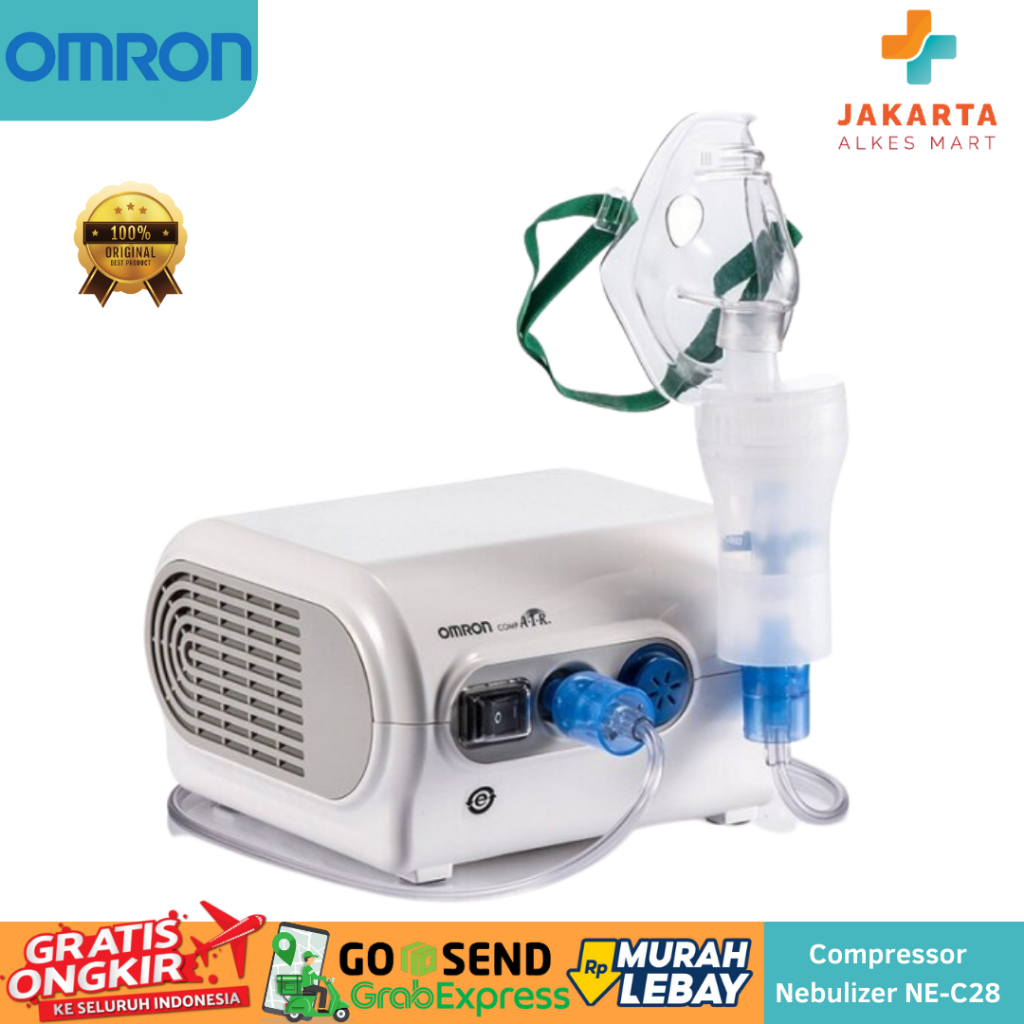 Jual Nebulizer Omron Ne C28 Original Alat Uap Pernafasan Bayi Anak Batuk Pilek | Shopee Indonesia