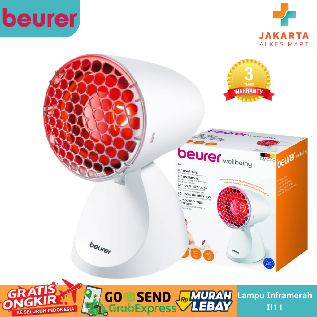 Jual Lampu Terapi Kesehatan Infrared Beurer IL 11 Therapy Infra Merah ...