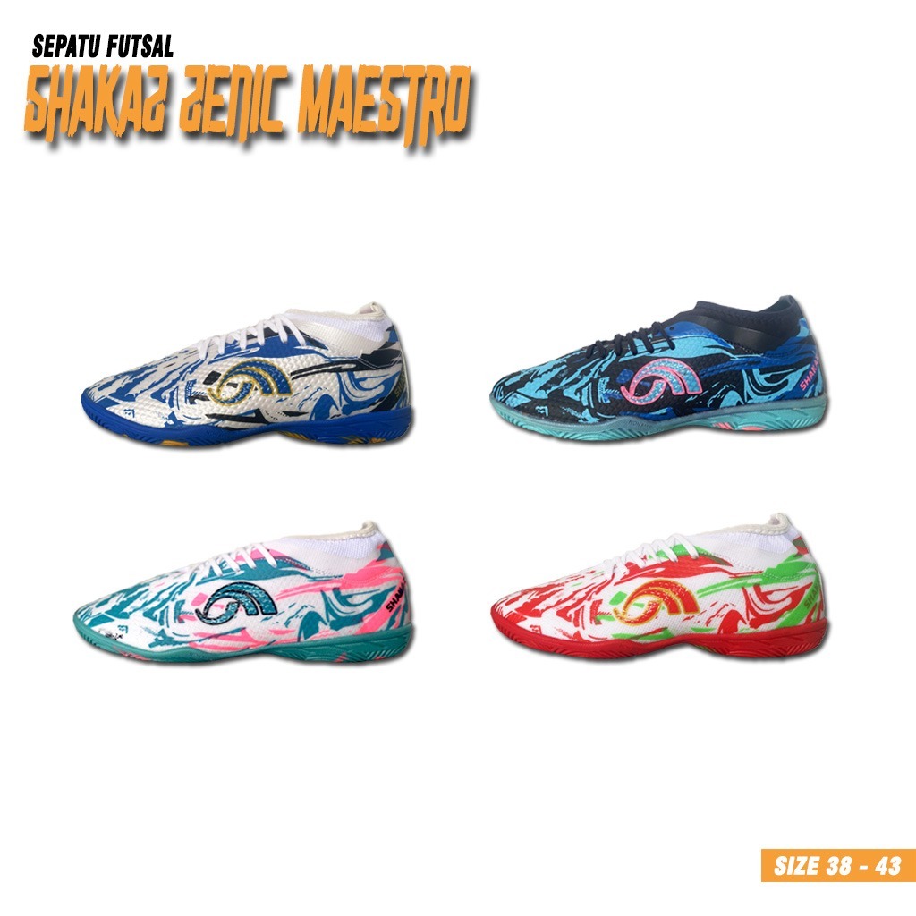 Jual Shakaz - Sepatu Futsal Shakaz Dewasa Zenix Maestro Best seller ...