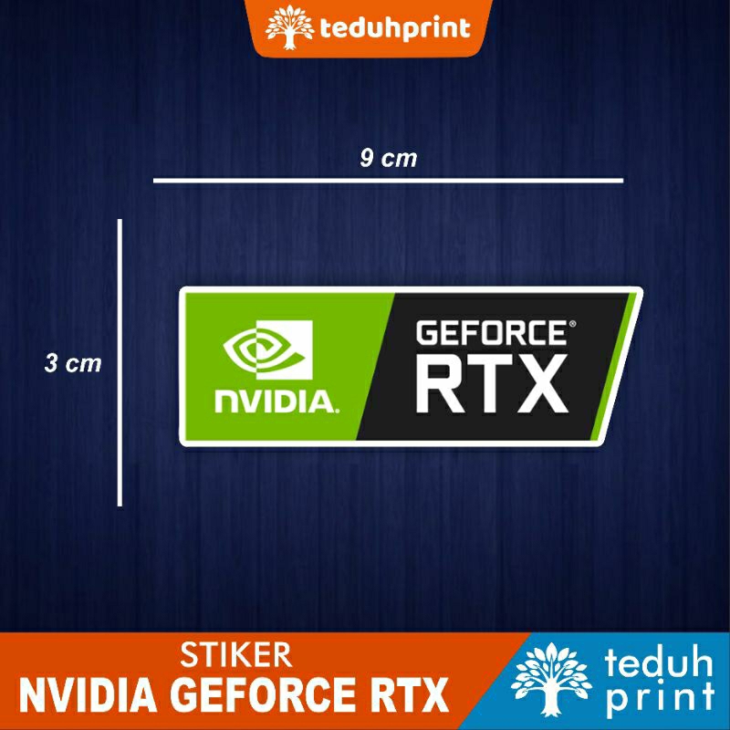 Jual Sticker Stiker Nvidia GEFORCE RTX Waterproof | Shopee Indonesia
