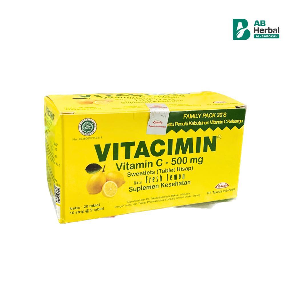 Jual VITACIMIN VITAMIN C FRESH LEMON 1 BOX ISI 20 TABLET | Shopee Indonesia