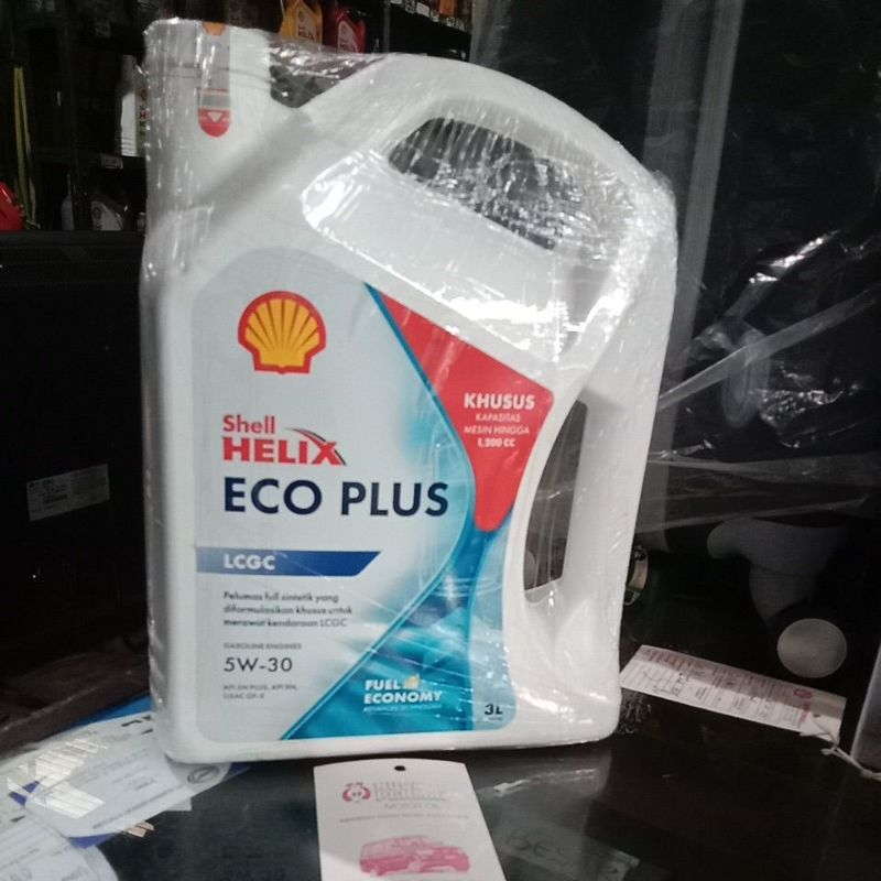 Jual Oli Mesin Mobil LCGC Shell Eco Plus 5w-30 API SN Plus 3L / Galon ...