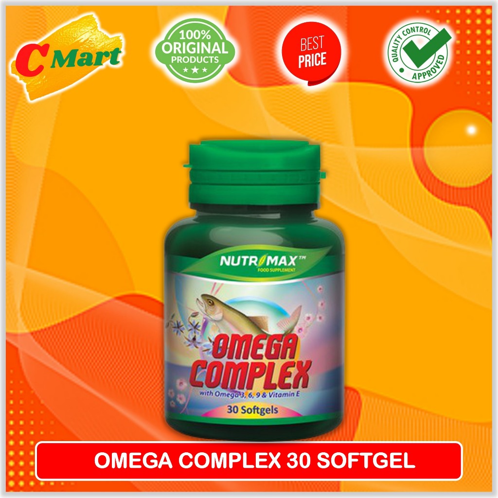 Jual Nutrimax Omega Complex With Omega 3, 6, 9 & Vitamin E 30 Tab ...